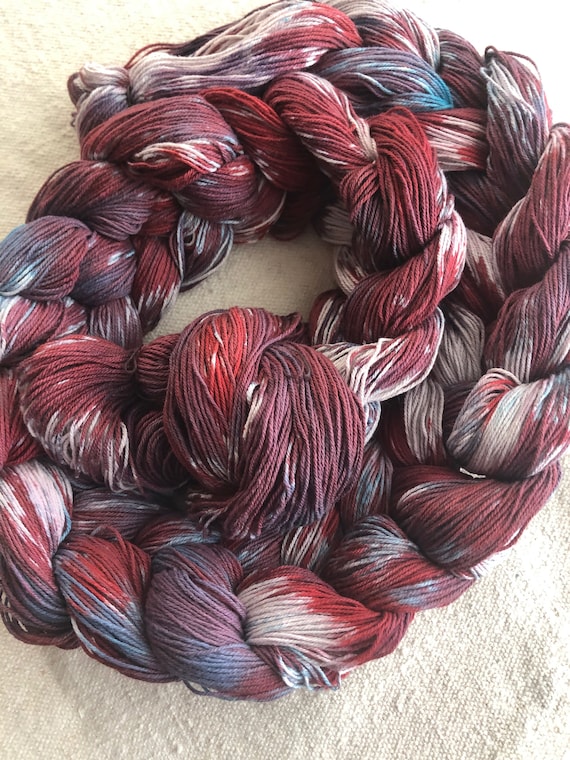 Hand-dyed pre-wound weaving warp chain 10/3 cotton 50 | Etsy