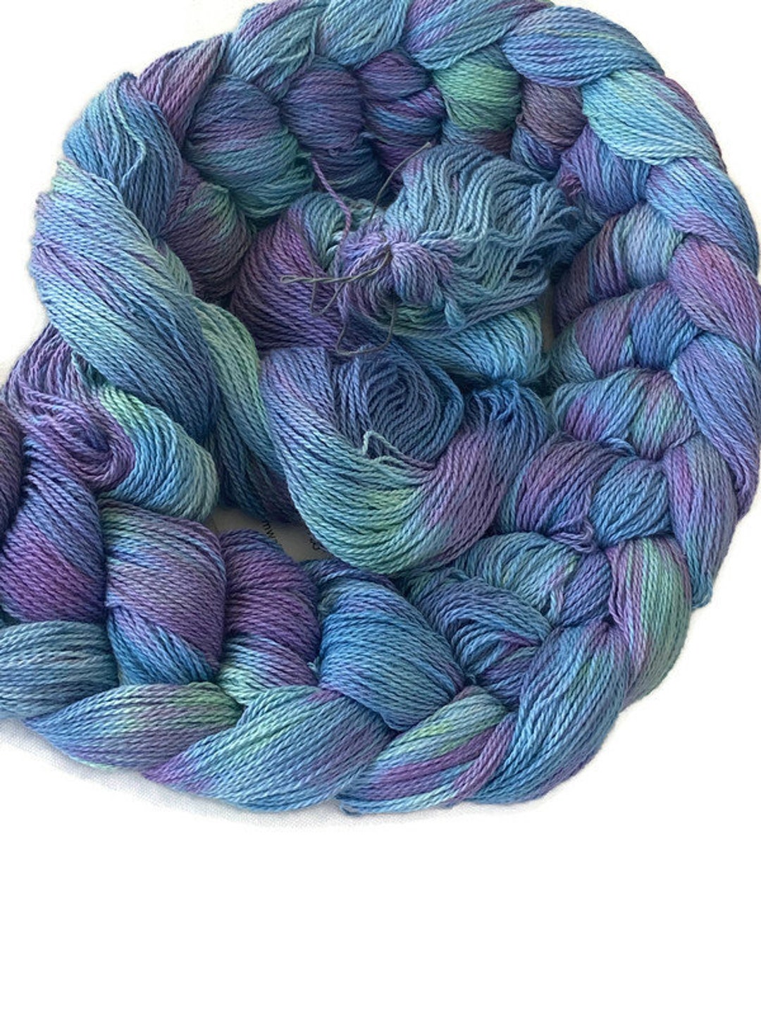 Hand-dyed, Pre-wound Weaving Warp Chain, 8/2 Ring Spun Cotton, 4 7/8 ...