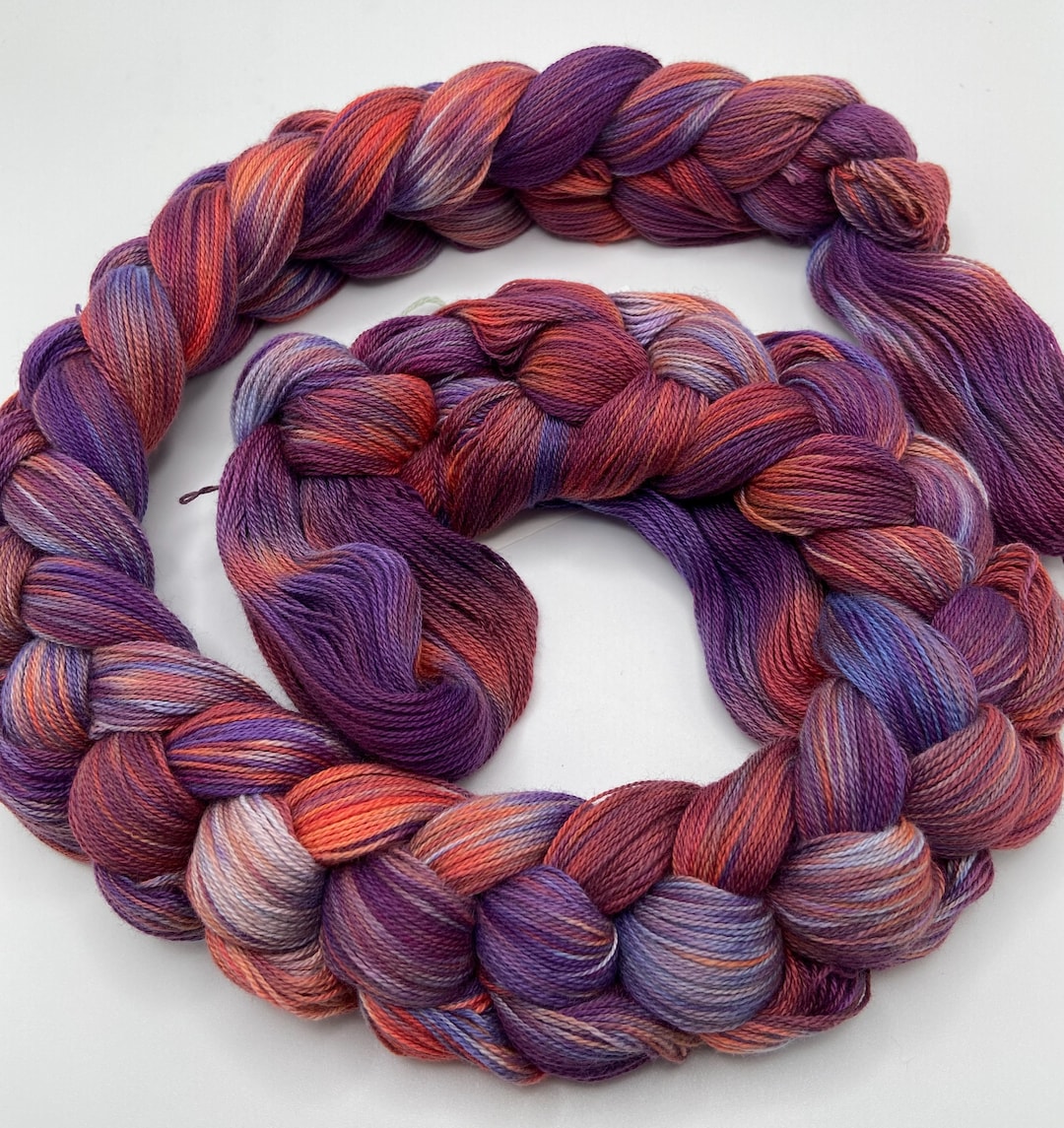 Hand-dyed Pre-wound Weaving Warp, 14/2 Cotton, 4 7/8 Yards, in Shades ...