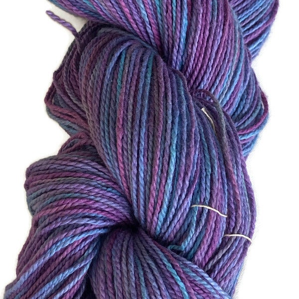 Purple and Blue Yarn - Etsy