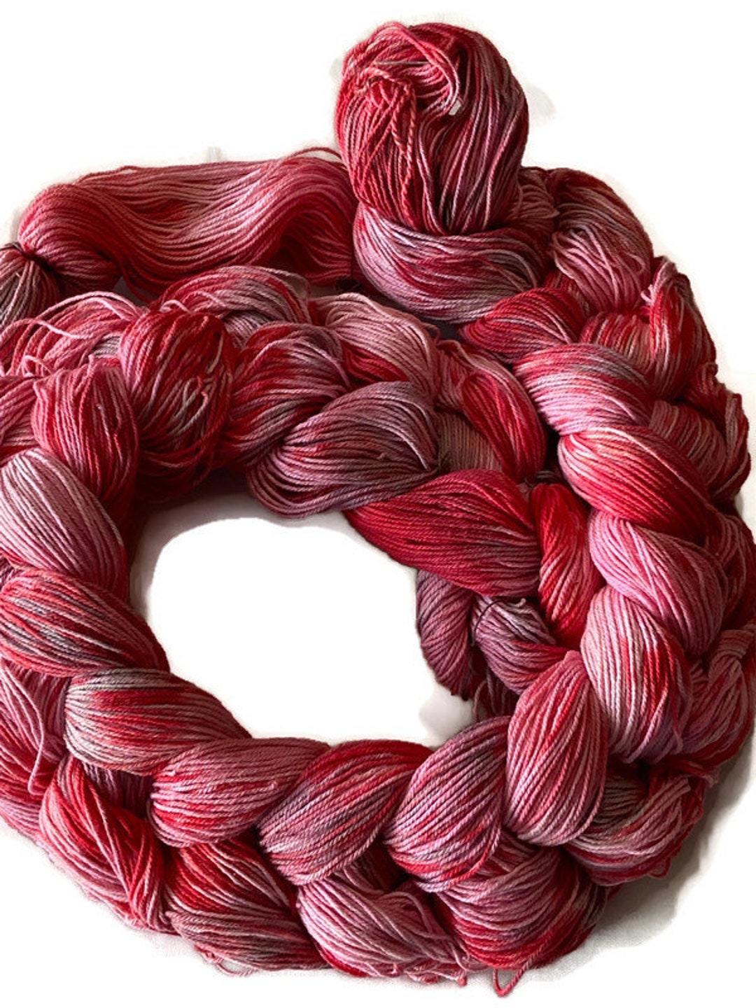 Hand-dyed Pre-wound Weaving Warp Chains, 10/3 Cotton, 4 5/8 Yards ...