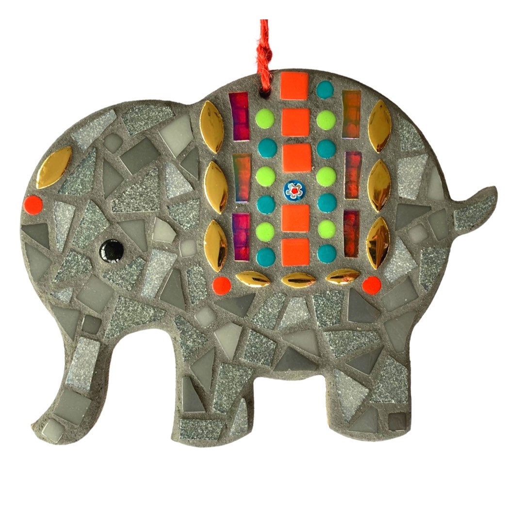 Mosaic Kit Elephant Craft Kit for Adults - Etsy