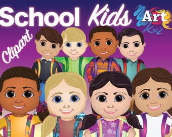 Children Clip Art, Cute Kids Graphics, Birthday, Party, Children ...