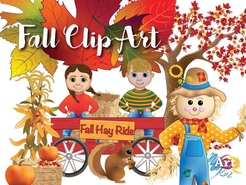 Fall Fun Clip Art - Commercial or Personal Use - Etsy