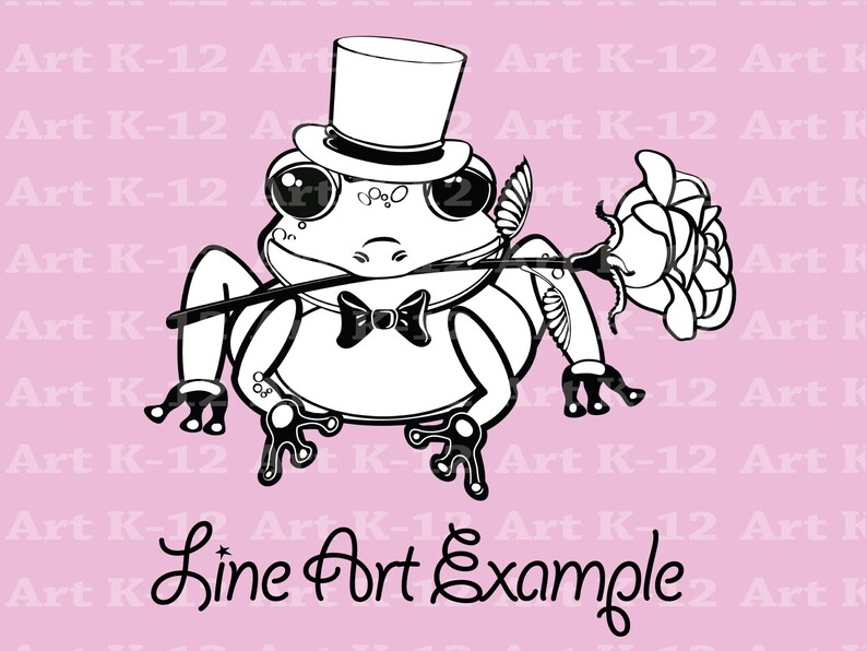 Valentine Frog Clipart Commercial or Personal Use - Etsy