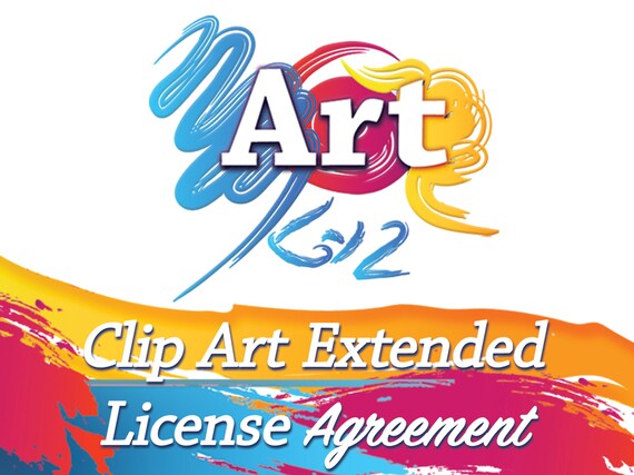 Clip Art Extended License Agreement | Etsy