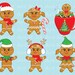 Gingerbread Man Clip Art - Commercial or Personal Use - Etsy