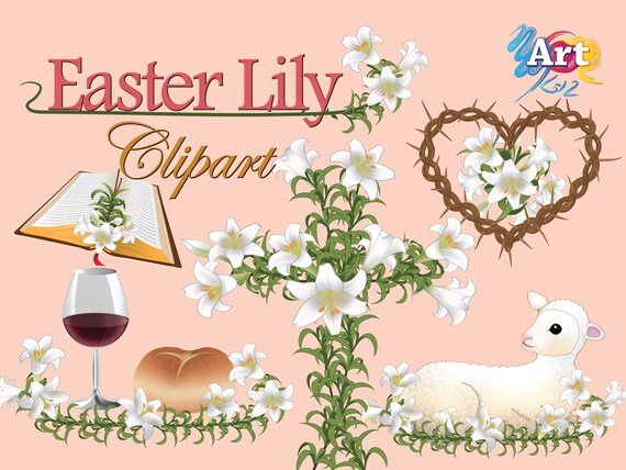 Clipart And Easter Lilly