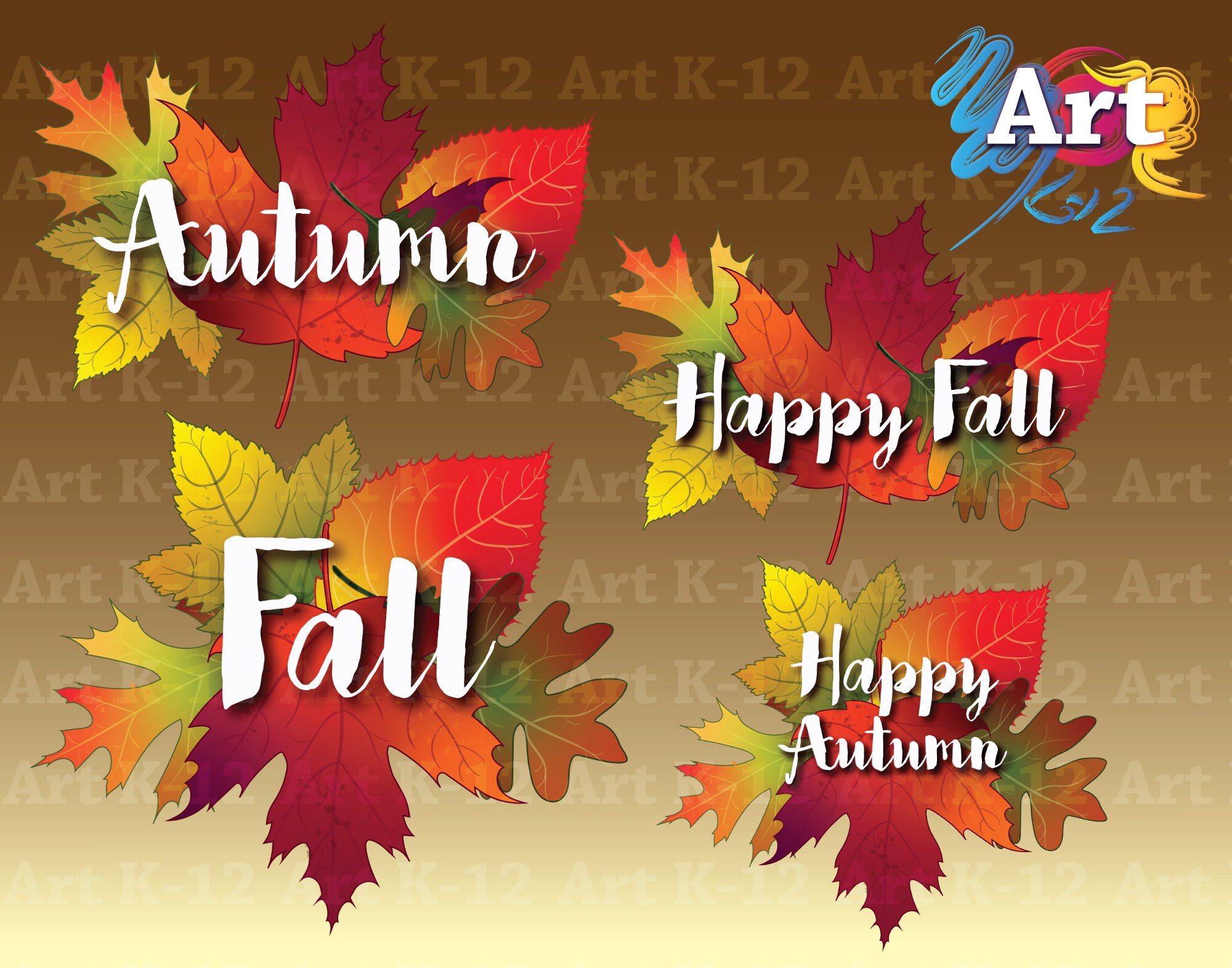 Fall Fun Clip Art - Commercial or Personal Use - Etsy
