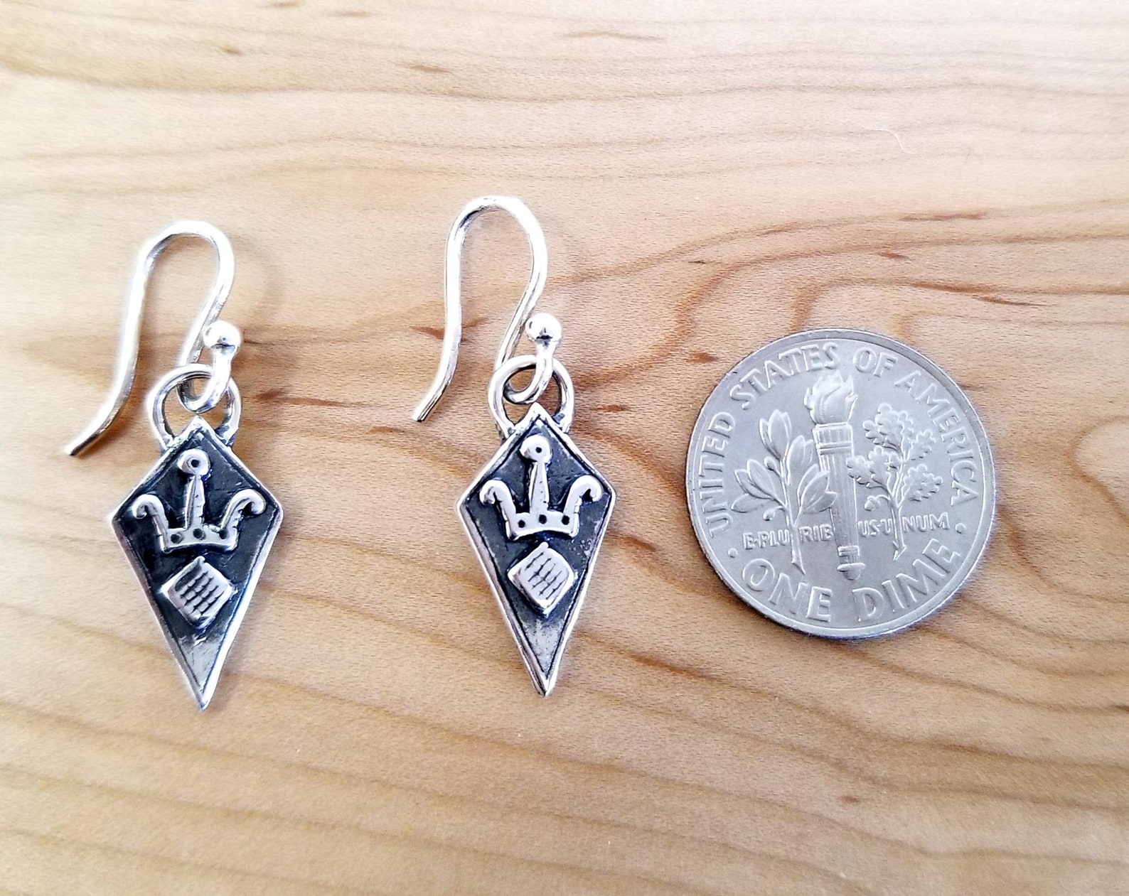 Vintage Sterling Silver Tribal Spike Earrings Boho Drop | Etsy