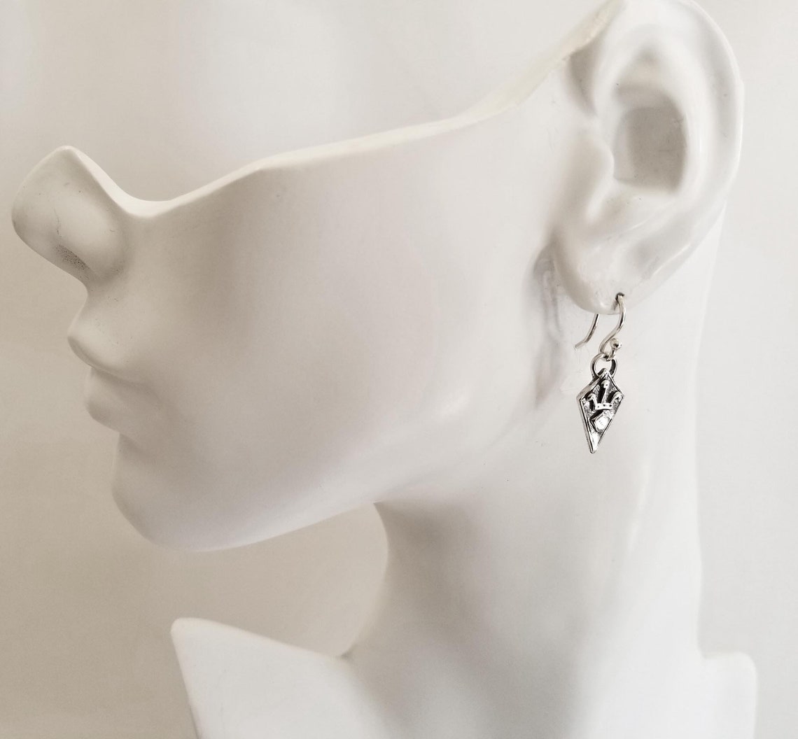 Vintage Sterling Silver Tribal Spike Earrings Boho Drop | Etsy