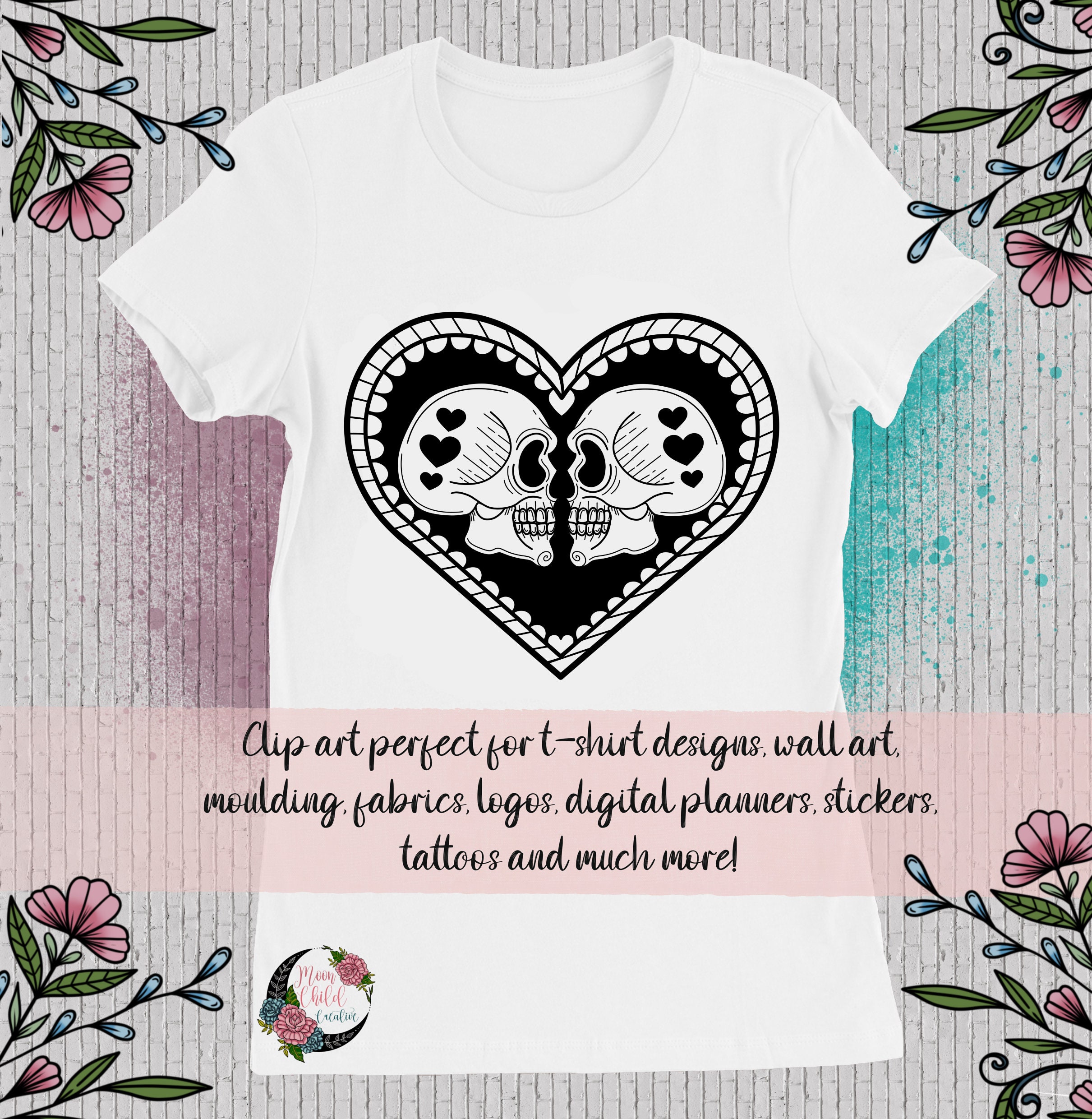 Valentine Day Clipart, Png Transparent, Spooky, Valentines Bundle ...