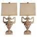 Pair of Carved White Gold Gilded Lamps- Only One Available - Etsy