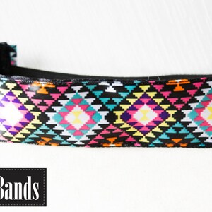 Aztec Diamond- Tribal Colorful Printed Non-slip Fashionable Headband ...