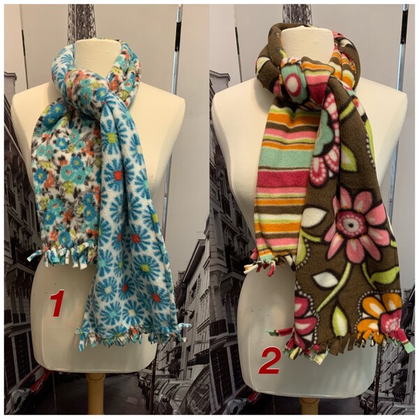 Fleece Scarf - Etsy