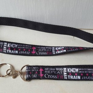 Sport Lanyard, Red and Black, Work Out, Wod, Lanyards, Sporty, Sport ...
