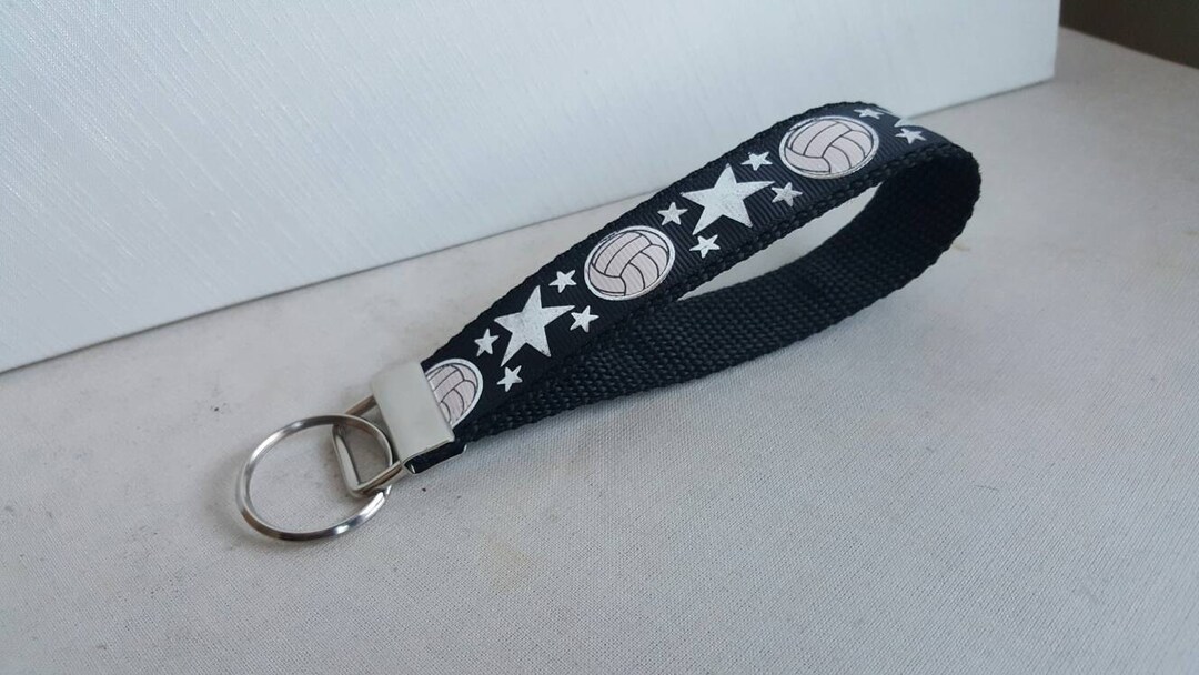 Volleybal Key Fob, Key Chain, Key Wristlet, Volleyball, Sports, Sports ...