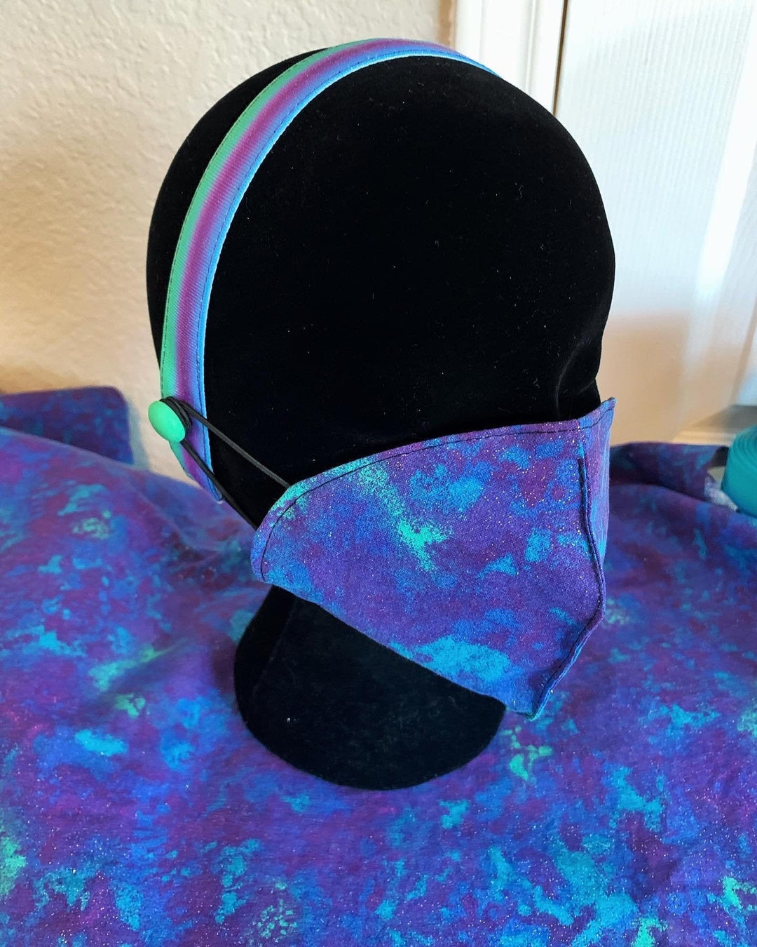 Glitter Purple Color Melt Face Mask - Face Masks - Fancy Face Masks ...
