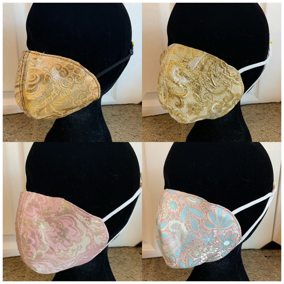Holiday Mask Collection, Masks, Brocade Masks, Adjustable Masks ...