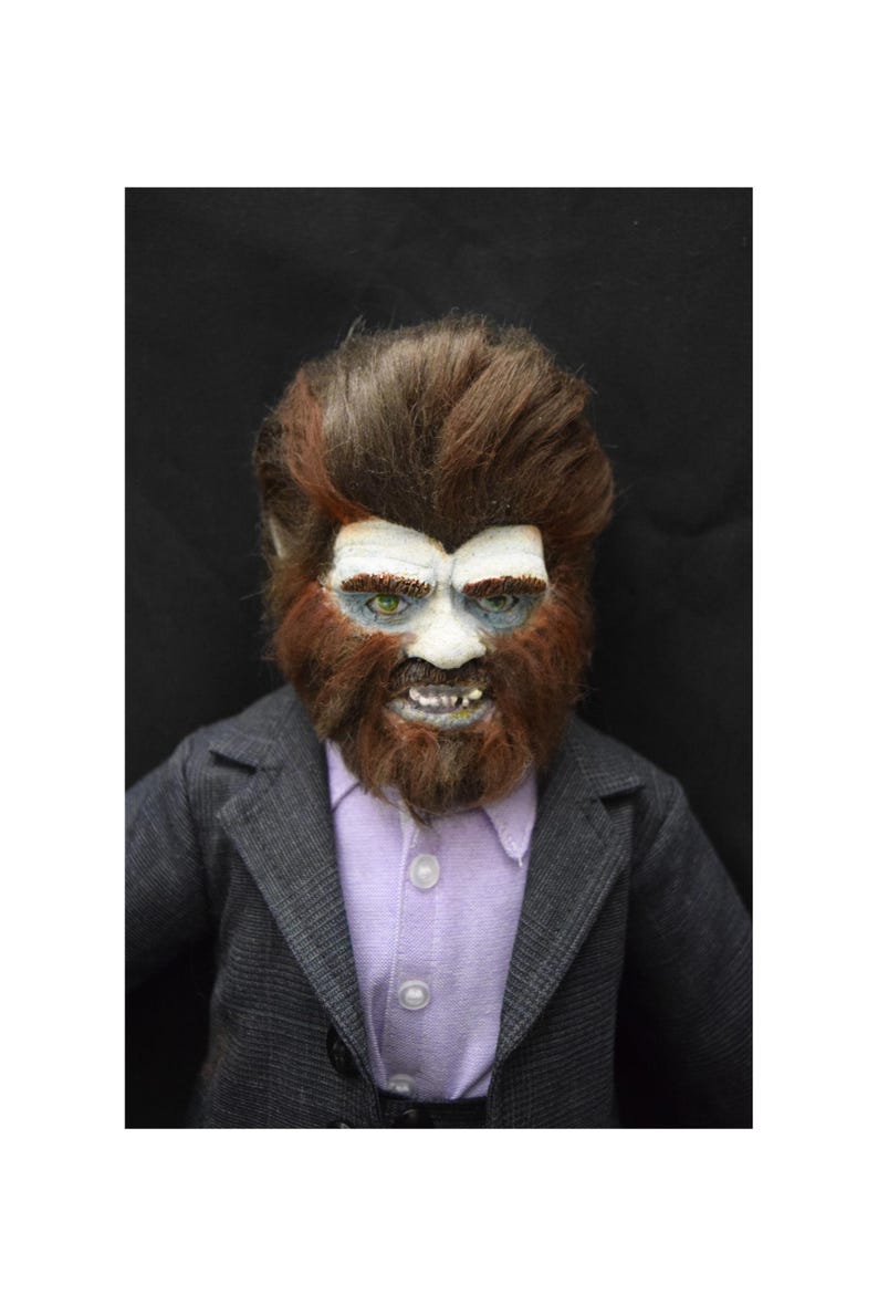 WOOF WOOF Munsters 16 Inch Horror Art Doll Eddie Munster Wolfman ...