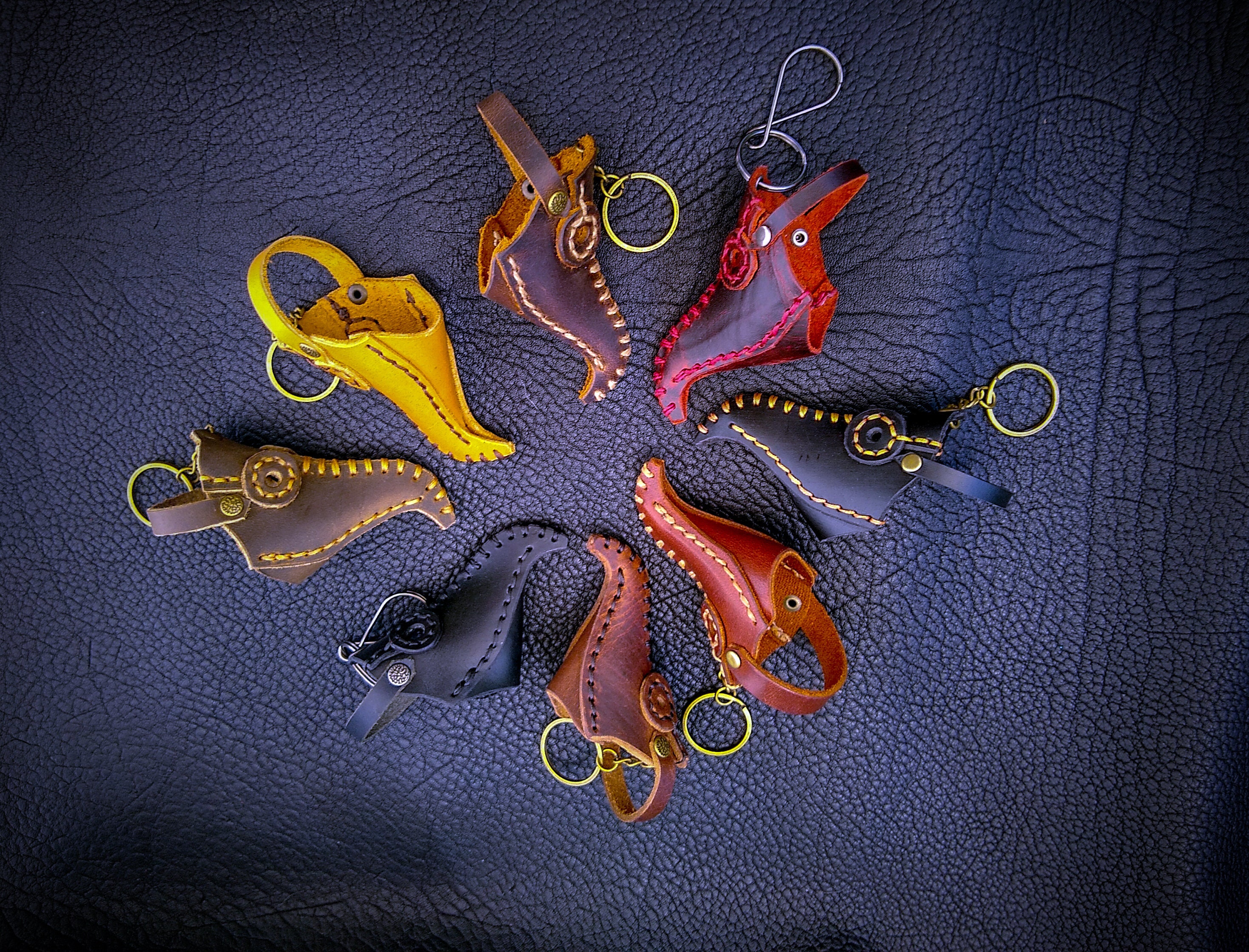 Leather Plague Doctor Dr Keychain Horror Gift Steampunk | Etsy