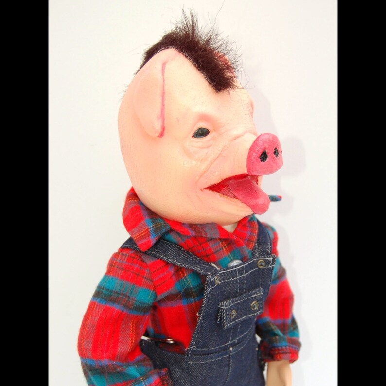 Farmer Vincent Pighead 16" Horror Doll - Motel Hell Rory Calhoun ...
