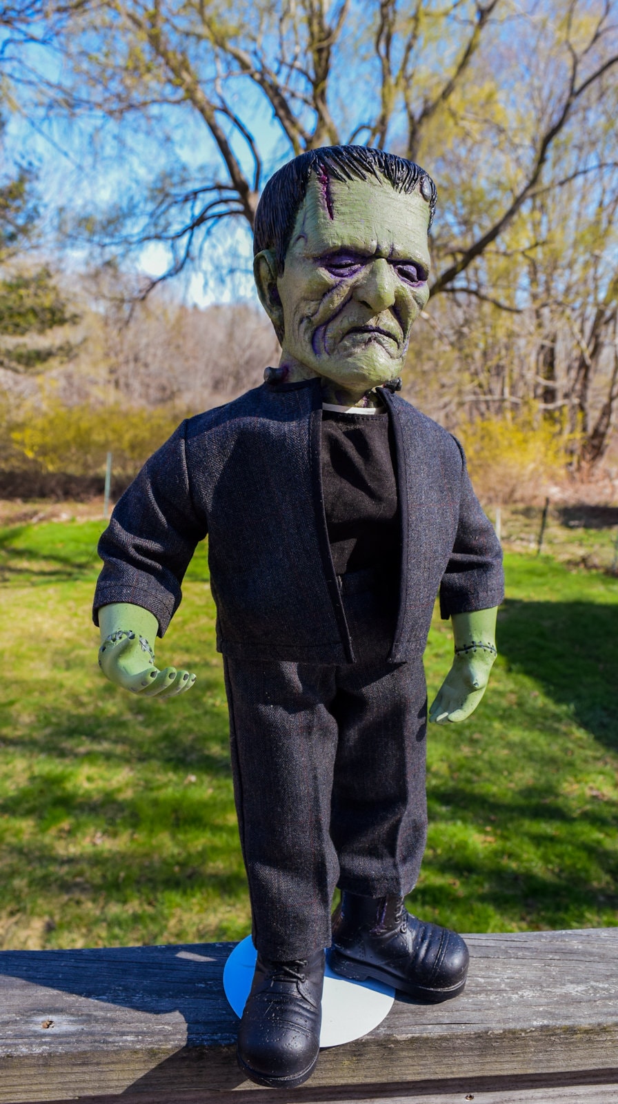 FRANKENSTEIN MONSTER 20 Inch Horror Art Doll Universal Karloff Classic ...