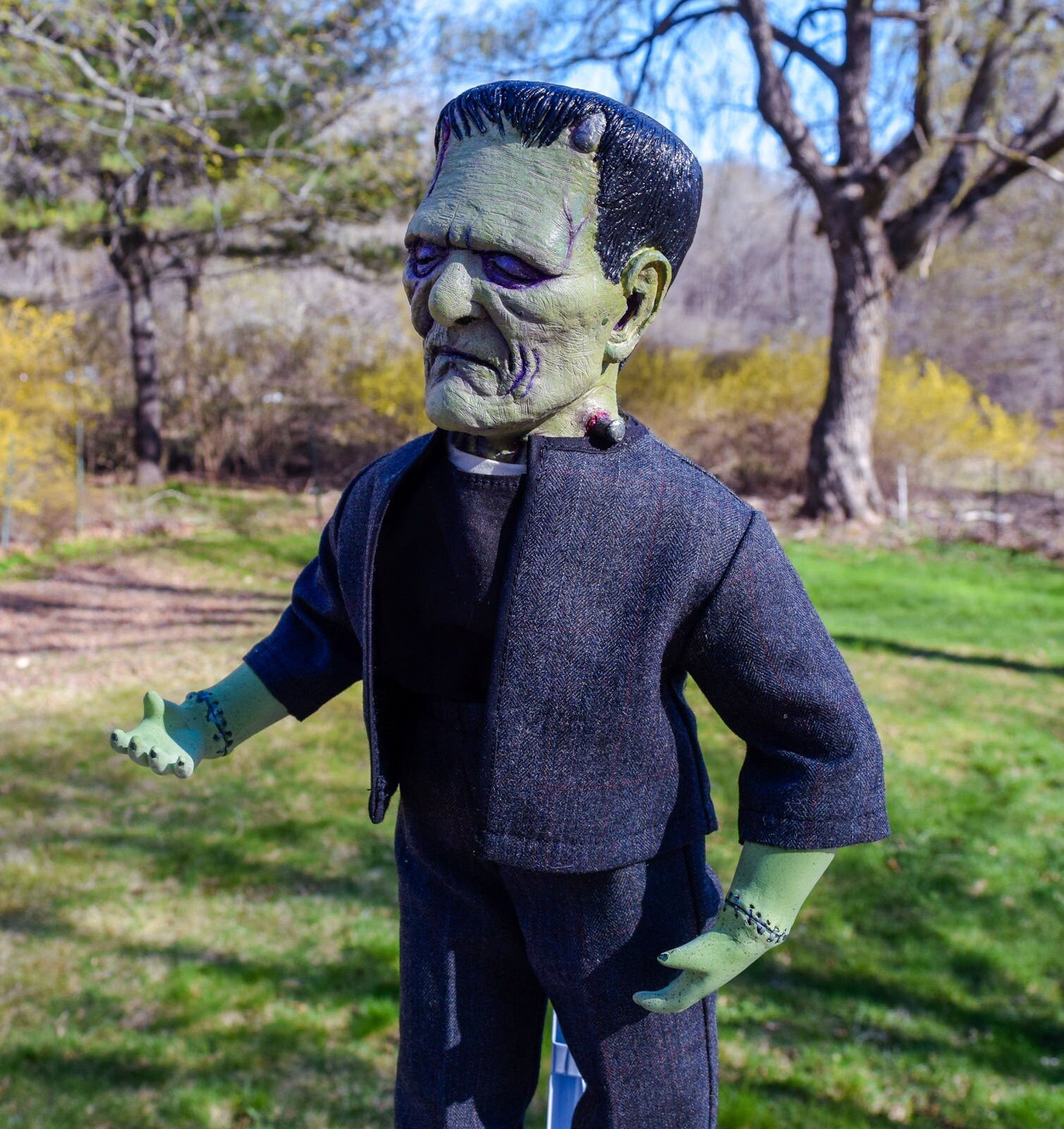 FRANKENSTEIN MONSTER 20 Inch Horror Art Doll Universal Karloff Classic ...