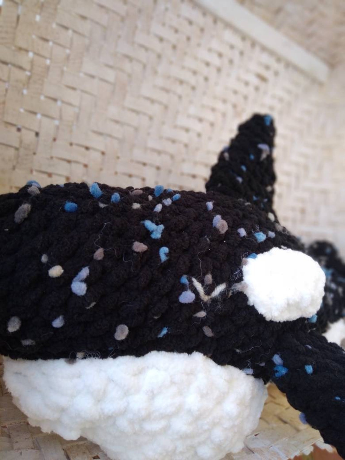 Crocheted Amigurumi Stuffed Animal Orca Killer Whale Ocean Sea Life ...
