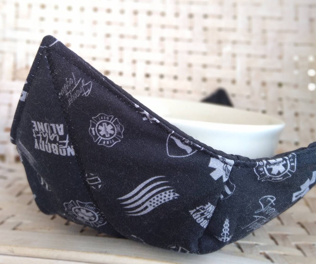 First Responders Fabric All Cotton Microwavable Bowl Cozy First ...