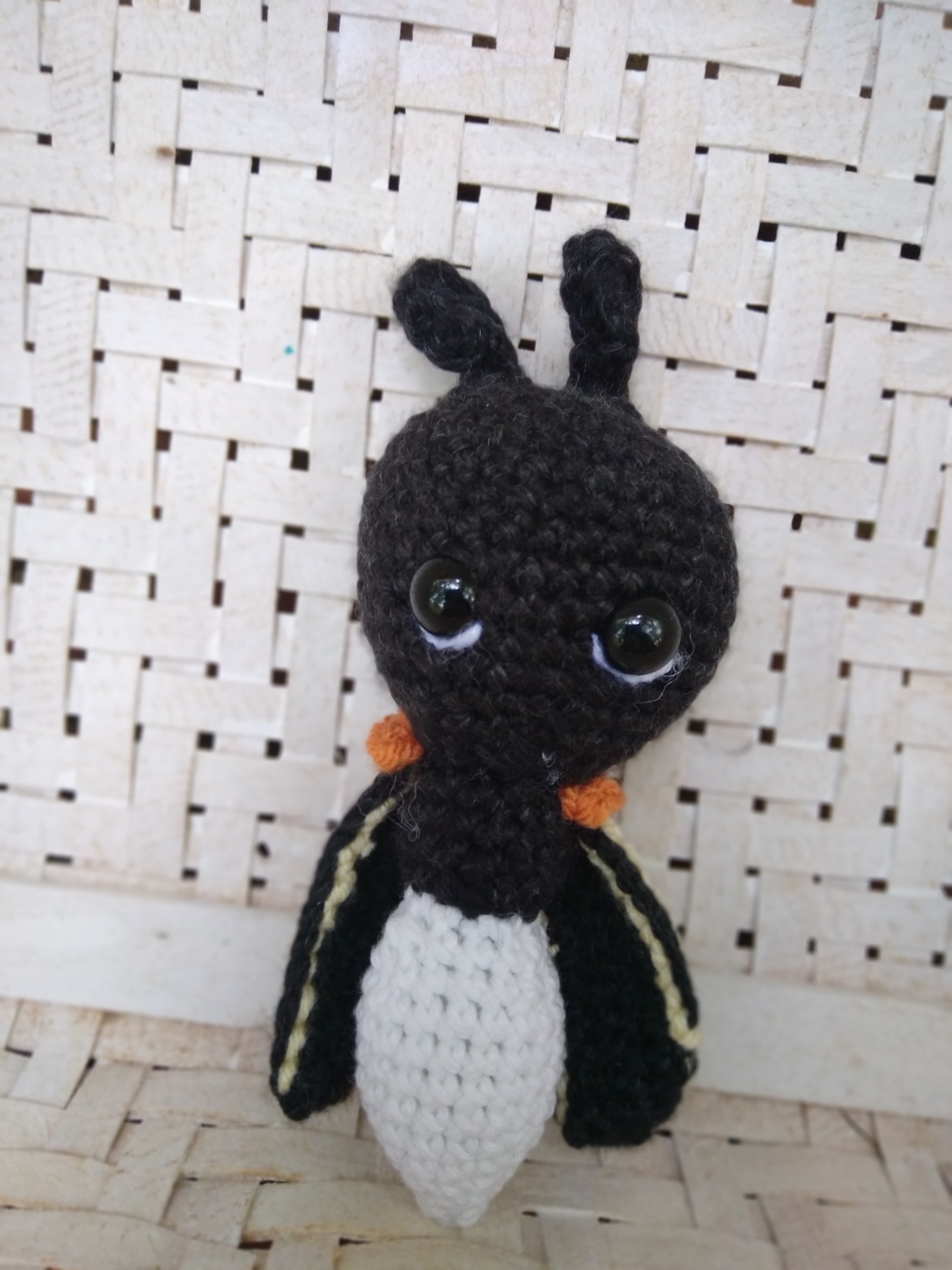 Crocheted Amigurumi Stuffed Animal Glow in the Dark Firefly Amigurumi ...