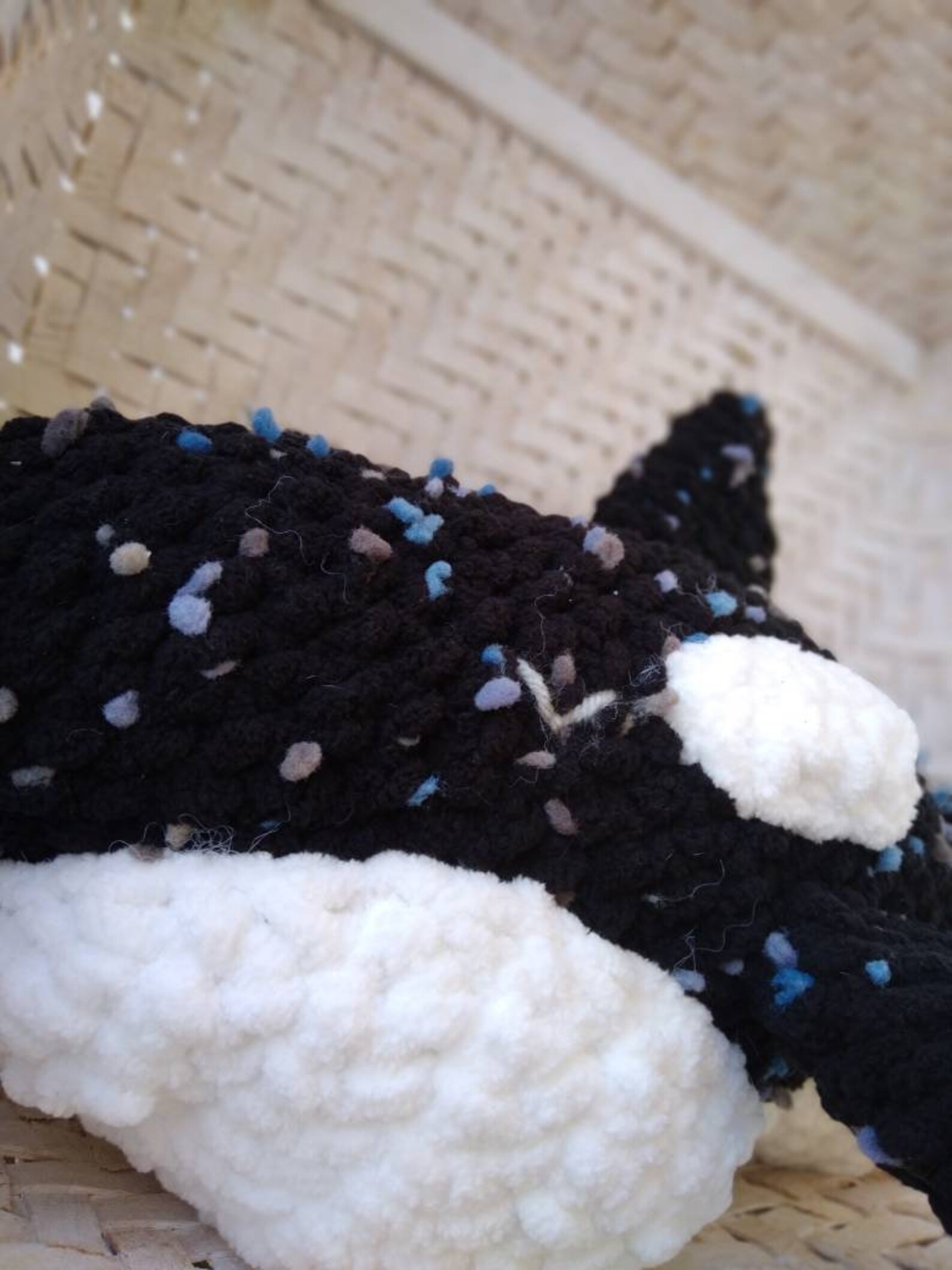 Crocheted Amigurumi Stuffed Animal Orca Killer Whale Ocean Sea Life ...