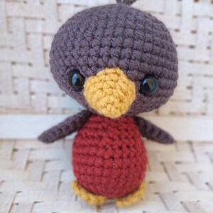 Crocheted Amigurumi Robin Bird Stuffed Animal Stuffed Animal Robin - Etsy