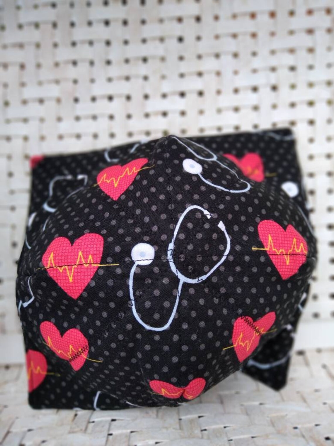 Nurse/doctor Stethoscope Fabric All Cotton Bowl Cozy Microwavable Bowl ...