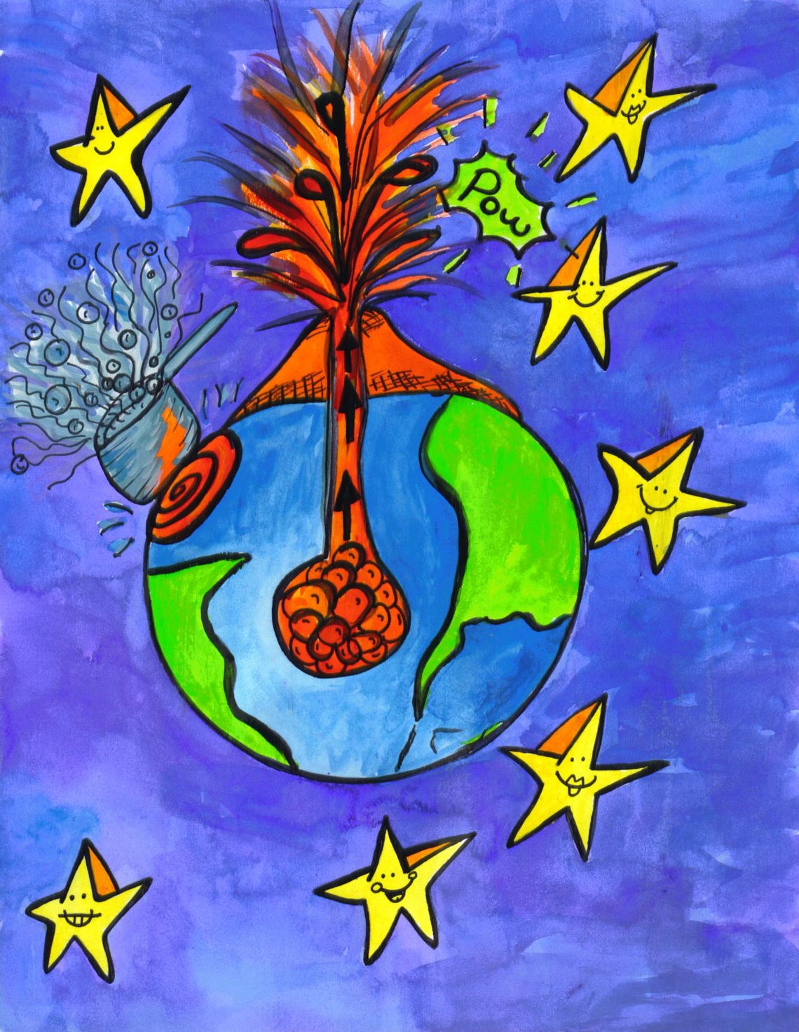 Le Petit Volcan (french) Electronic Version - Etsy