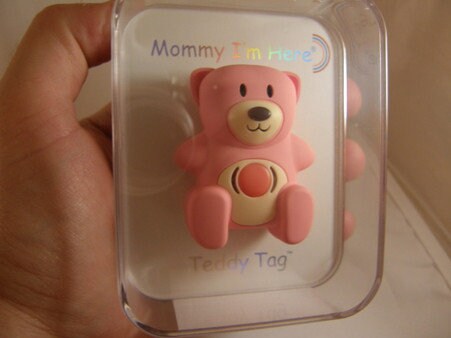 TEDDY TAG BLUETOOTH Pink Wireless Child Locator From Mommy I'm Here ...