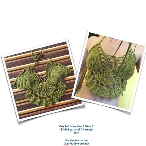 Pineapple Crochet Top Pattern - Etsy