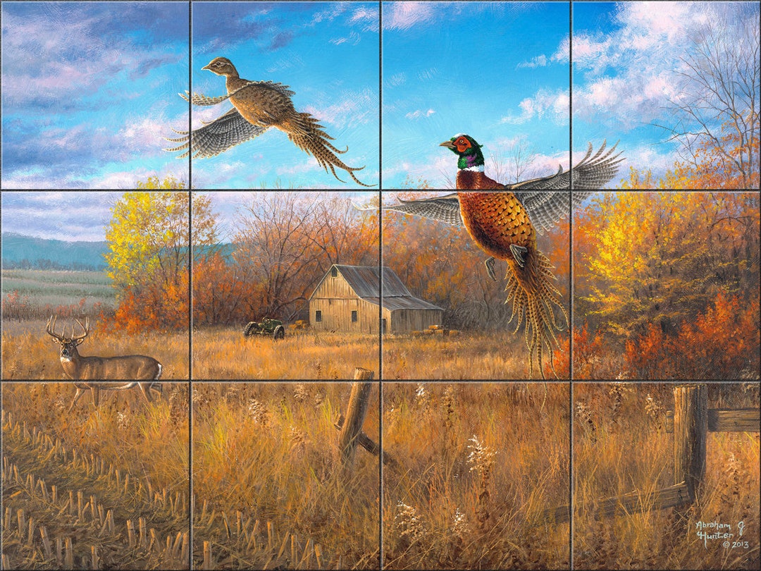 Farmland Sanctuary by Abraham Hunter Tile Mural Backsplash, Kitchen ...