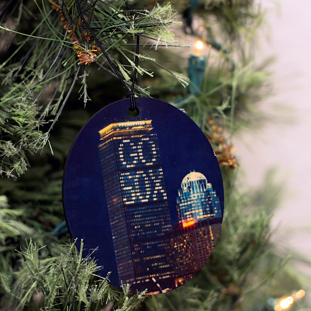 Lets Go Sox Wood Ornament, Boston Skylights, Red Sox Christmas Tree ...