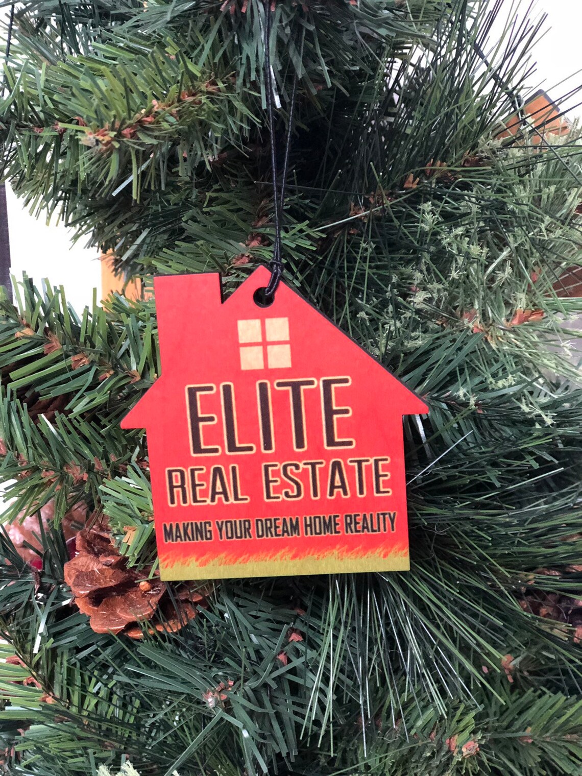Custom Real Estate Gift Ornaments, Set of Ten Ornaments - Etsy