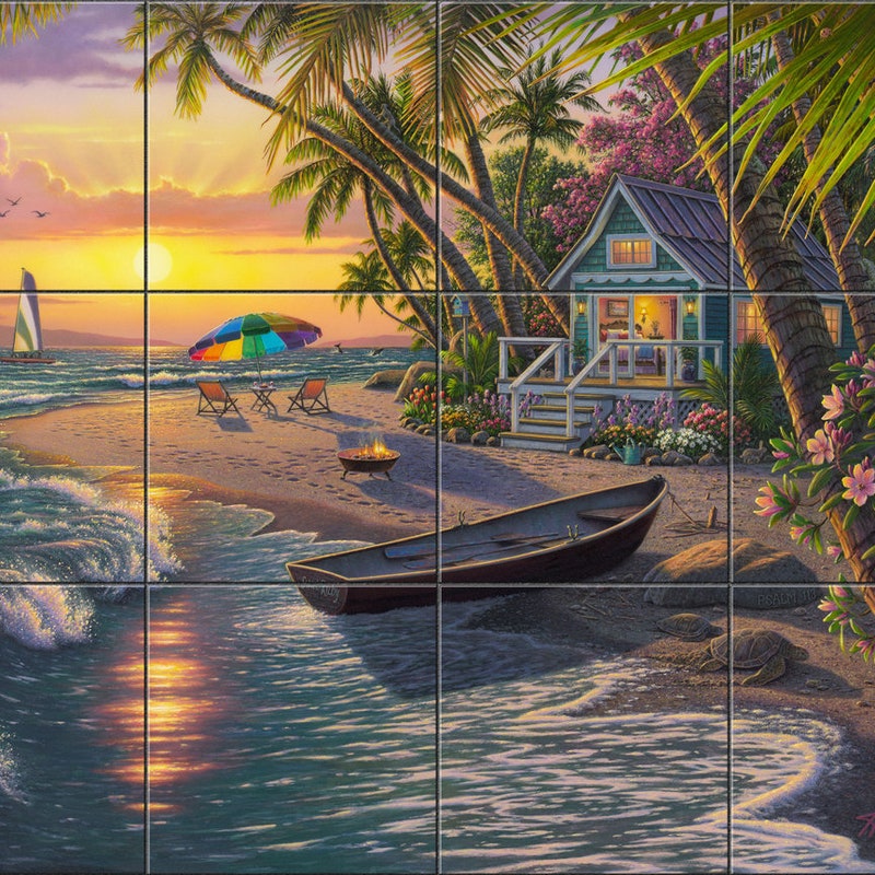 Beach Mural - Etsy