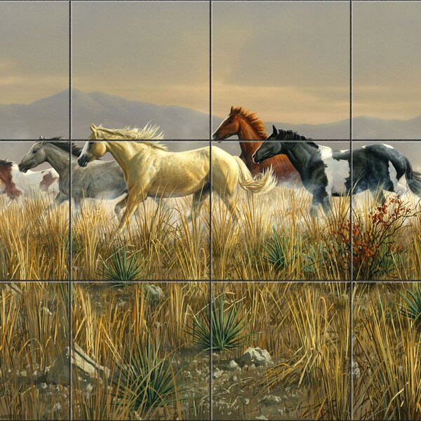 Large Tile Mural - Etsy