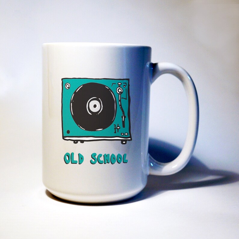 Old School Record Player Coffee Mug Music Vinyl Classic Retro - Etsy