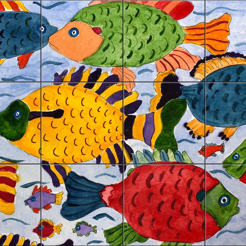 Fish Tiles - Etsy