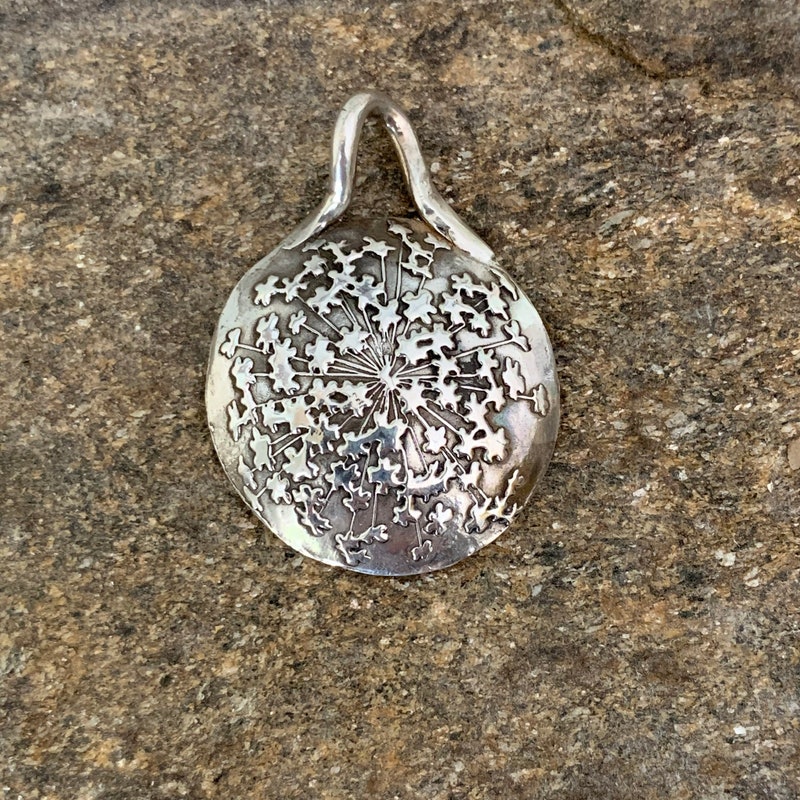 Metal Clay Pendant - Etsy