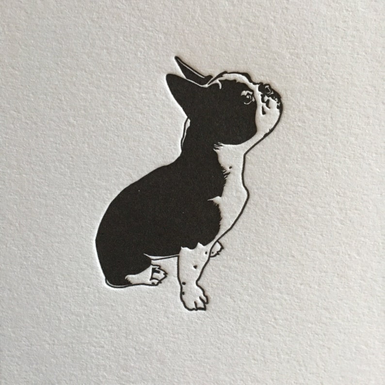 French Bulldog Card Frenchie Card Thank You Cards - Etsy