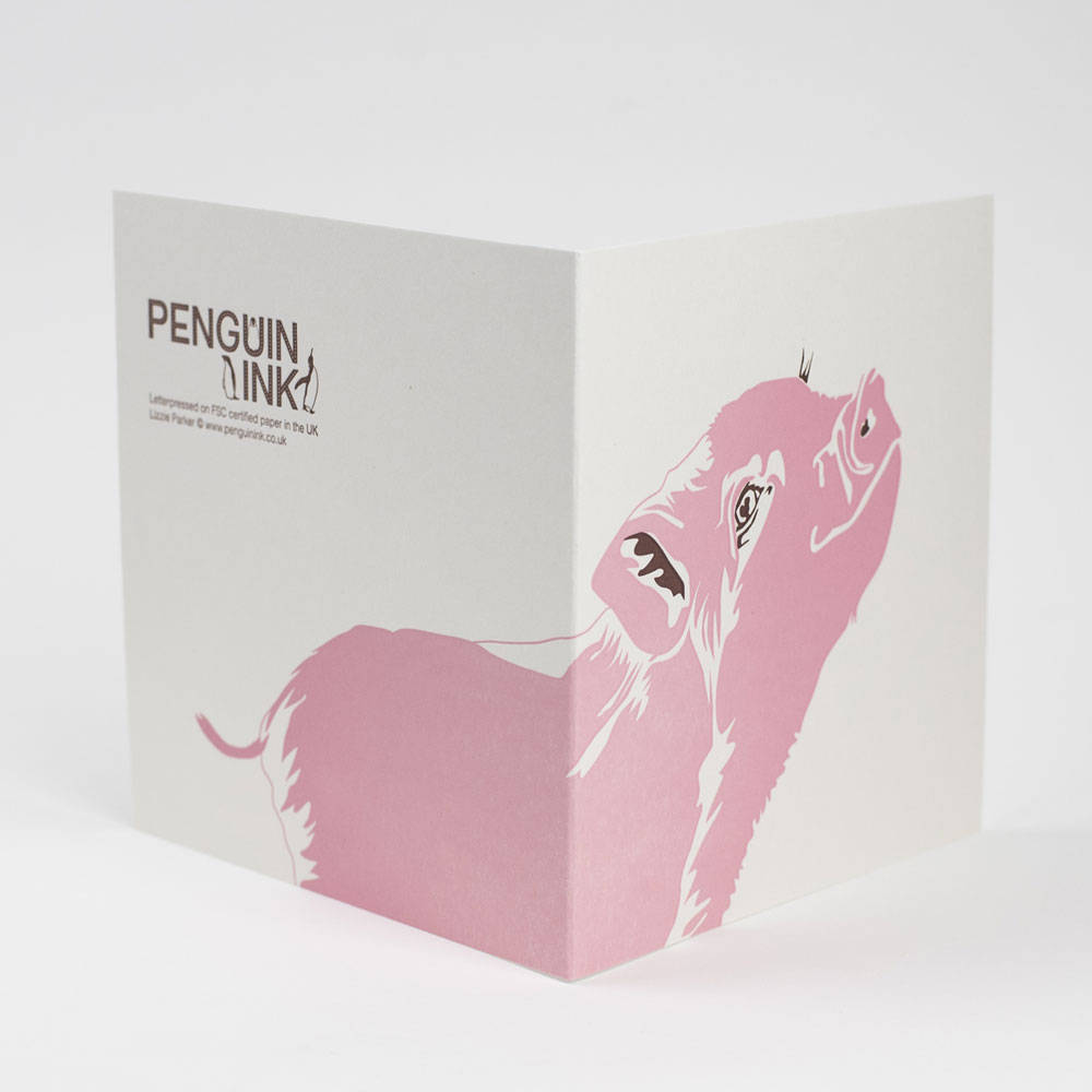 Piglet Card Cute Card for Friend Birthday Card Thank You | Etsy