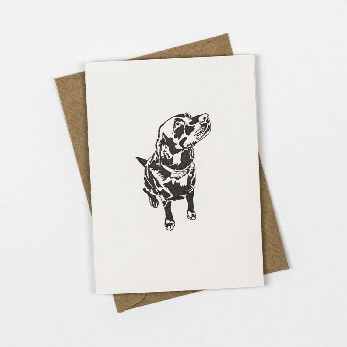 Labrador Puppies Card Thank You Cards Letterpress Note - Etsy