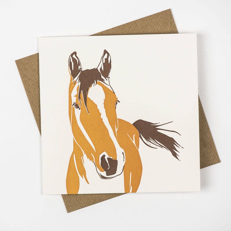 Geburtstagskarte Pferd Karte Danke Karte Pony Karte - Etsy.de