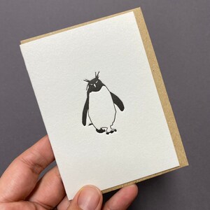 Penguin Notecards - Thank You Card Pack - Letterpress Note Cards ...